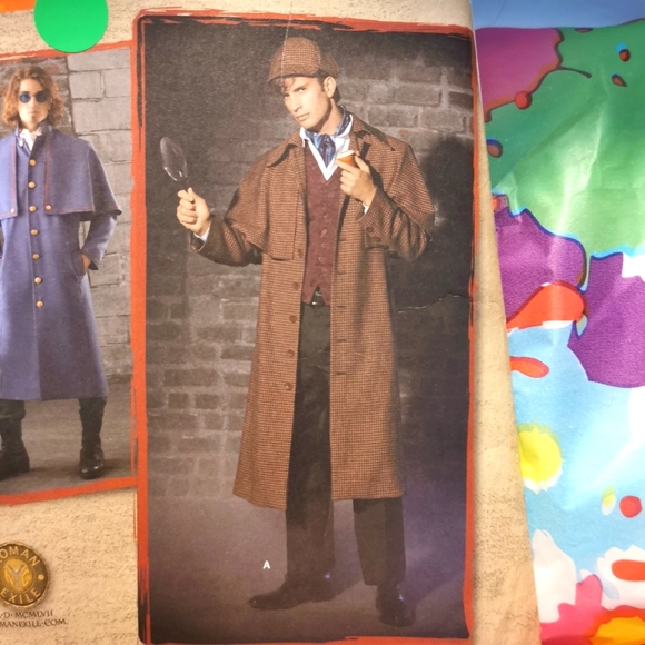 Simplicity | Office | Uc Ff Simplicity 257 Sherlock Holmes Coat Cape ...